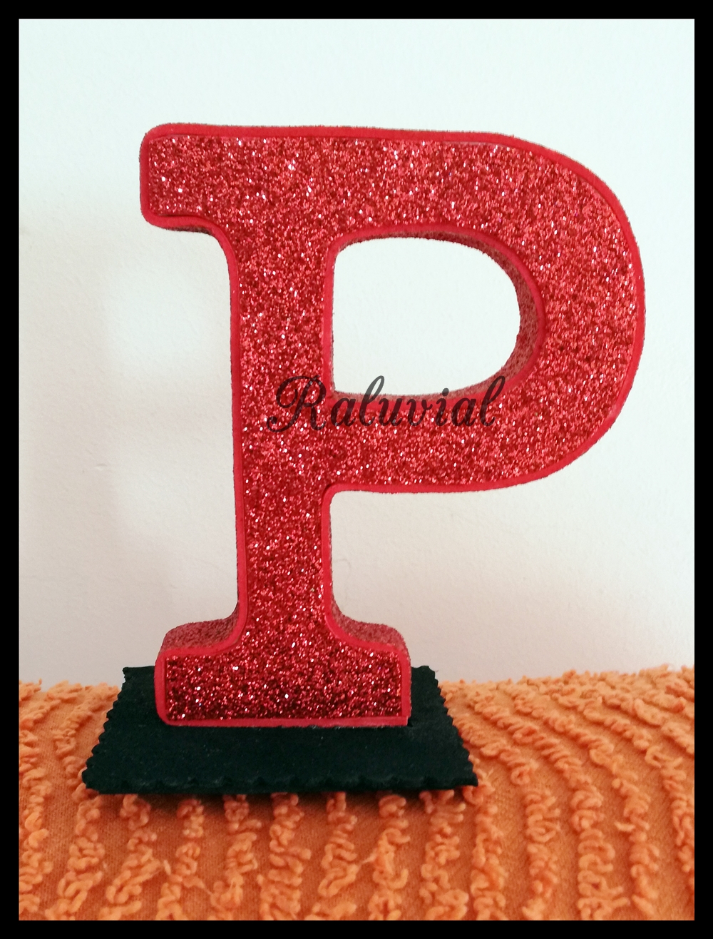 Letra P decorada | Raluvial